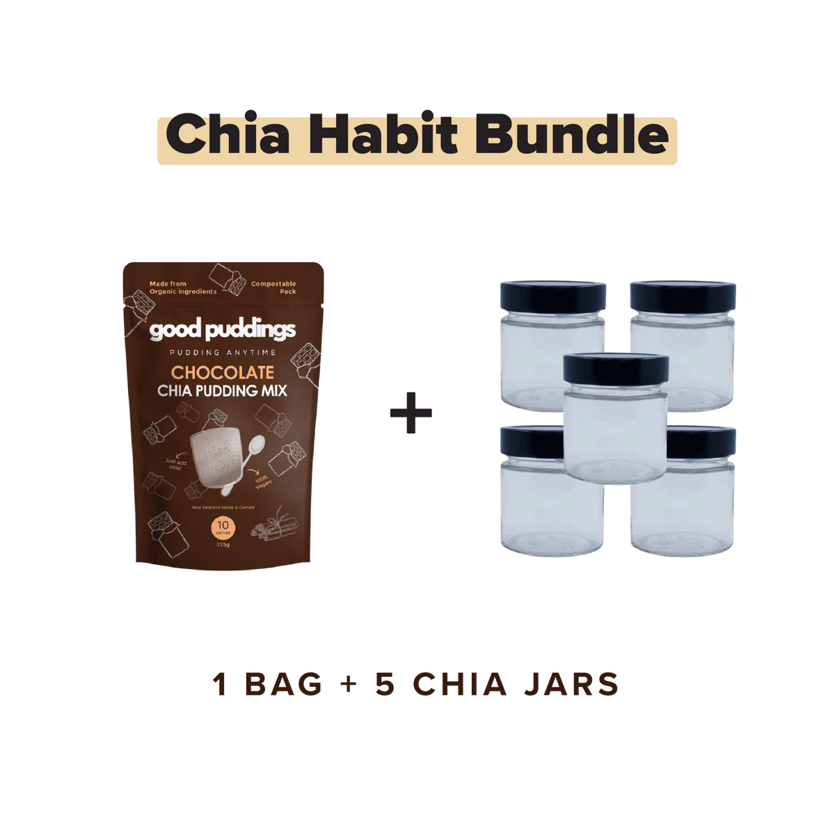 Chocolate - Chia Habit Bundle – Good Puddings