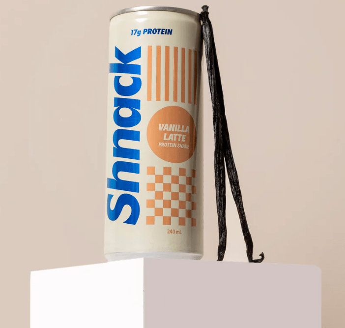 Shnack Vanilla Latte Protein Shake – Good Puddings