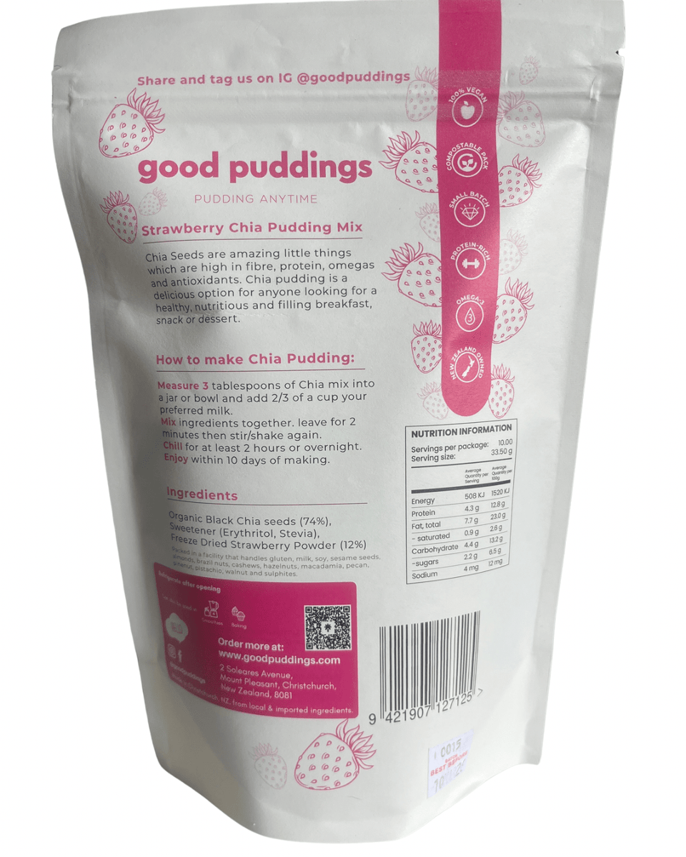 Strawberry Chia Mix – Good Puddings